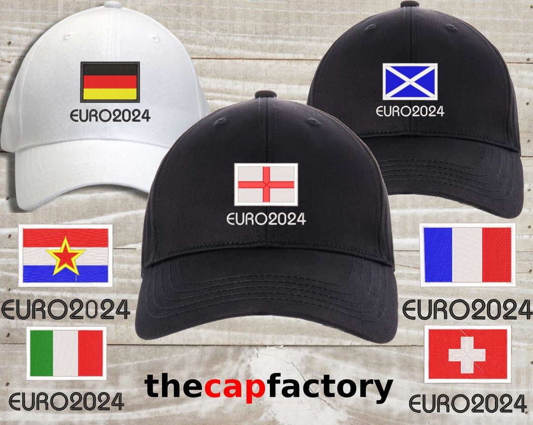 UEFA Euro 2024 Cap Embroidered England Scotland Wales Ireland European ...