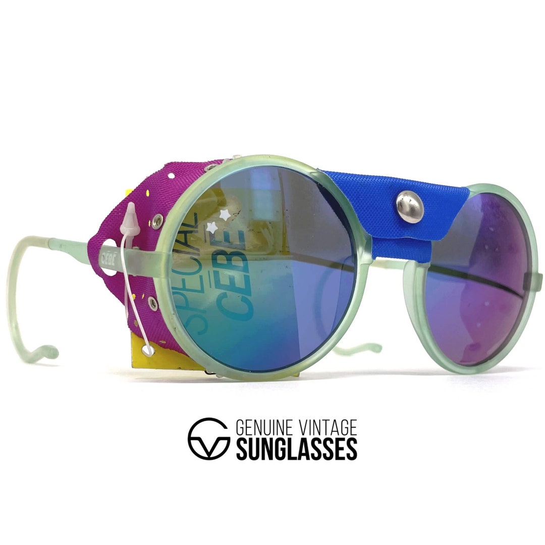 NOS Vintage CEBE 2000 "glacier" Sunglasses - France 1990's - Small ...
