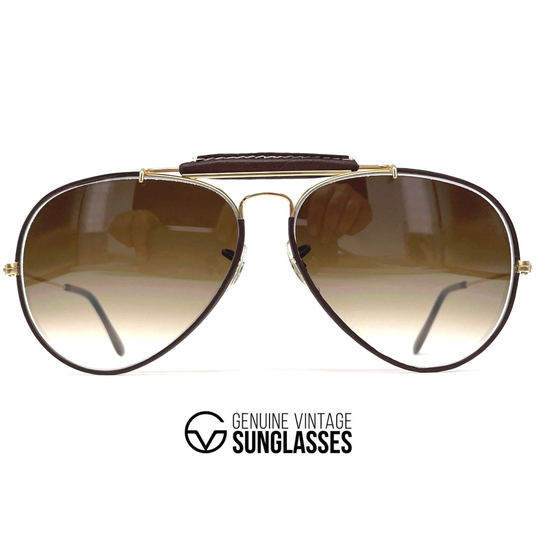 Vintage RAY-BAN outdoorsman Leathers Bausch & Lomb - Etsy