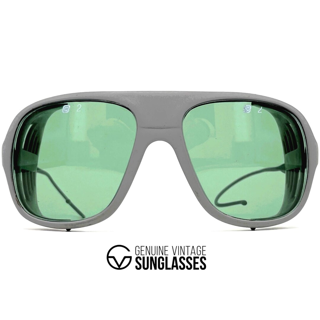 NOS Vintage CEBE "c2" Glacier Sunglasses - France 90's - Large ...