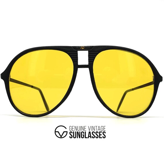 NOS Vintage AMBER VISION night Drive Sunglasses | Etsy