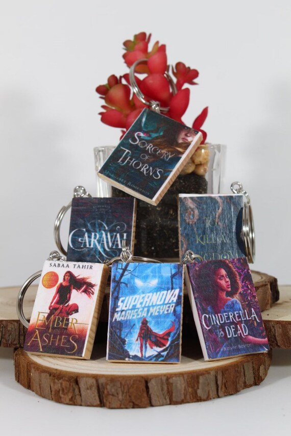 Fantasy Mini Book Keychains. | Etsy