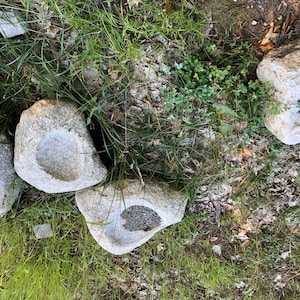 Boulder Bird Bath - Etsy