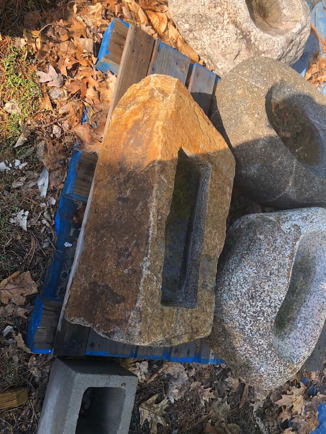 Boulder Bird Bath - Etsy