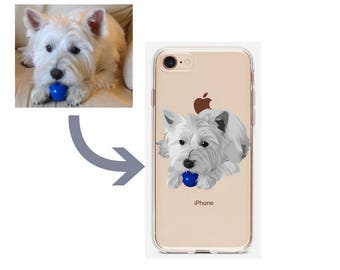 Dog phone case | Etsy