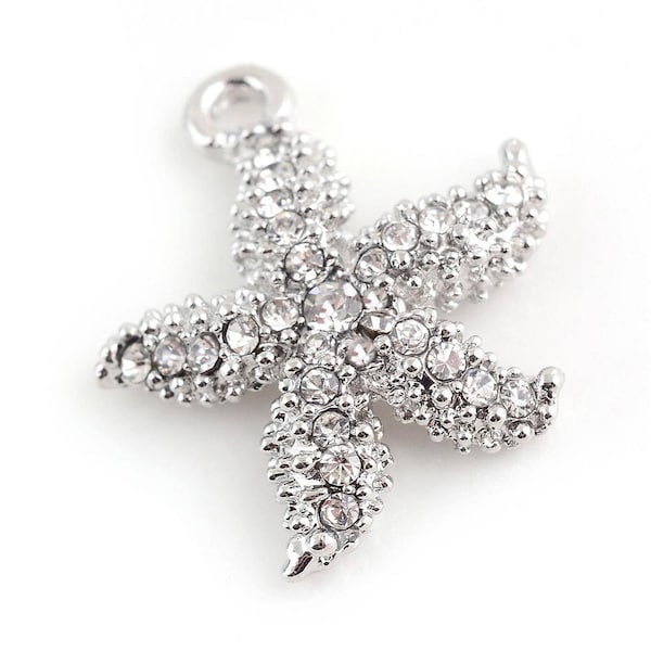 Rhinestone Starfish - Etsy