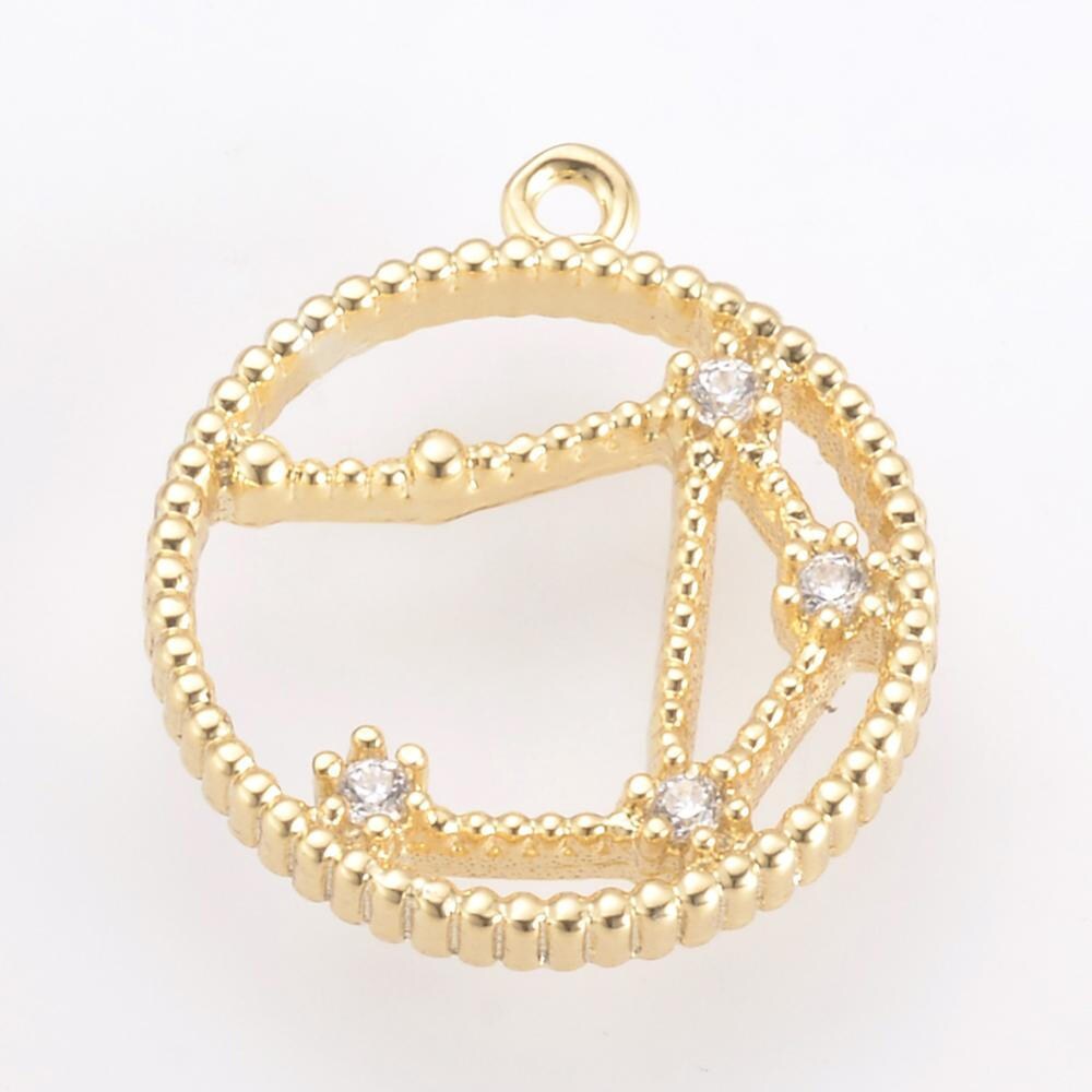 Libra Constellation Charms Libra Zodiac Charms Rhinestone | Etsy