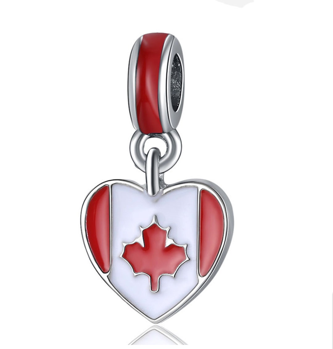 Canadian Canada Flag Charm Canada Flags Charms European - Etsy