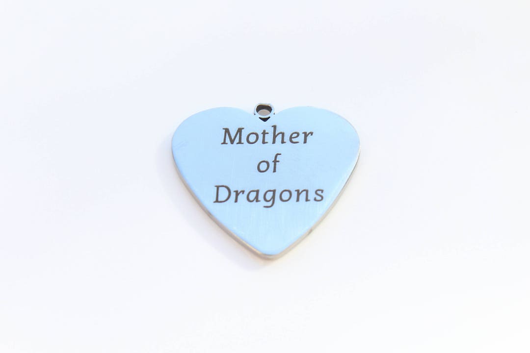 Game of Thrones Charm Large Size Mother of Dragons Charm - Etsy