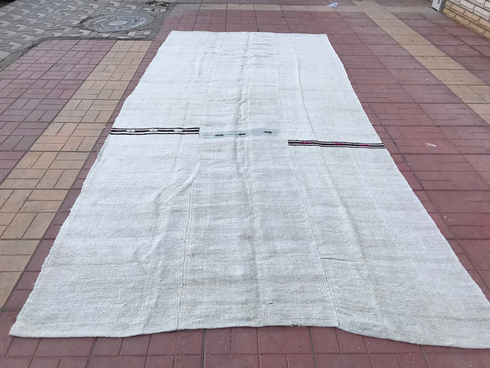 Natural Hemp Rughemp Rugturkish Hemp Rugvintage Hemp - Etsy