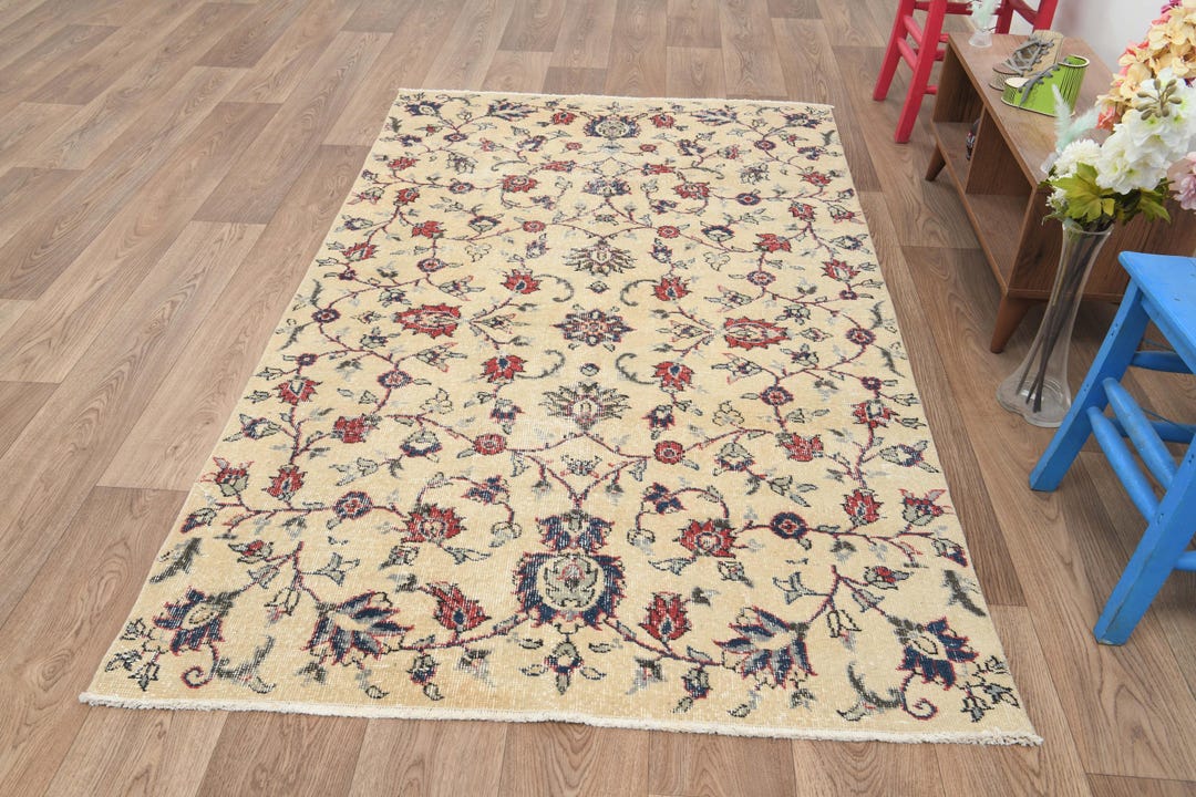 4x8 Area Rug,4x8 Vintage Rug,4x8 Kids Rug,4x8 Gift Rug,bedroom Rug ...