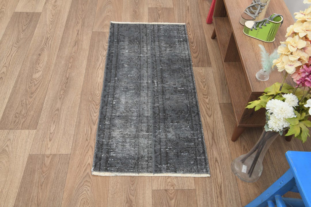 2x4 Mini Oushak Rug, 2x4 Vintage Turkish Small Rug, Handwoven Decor Rug ...