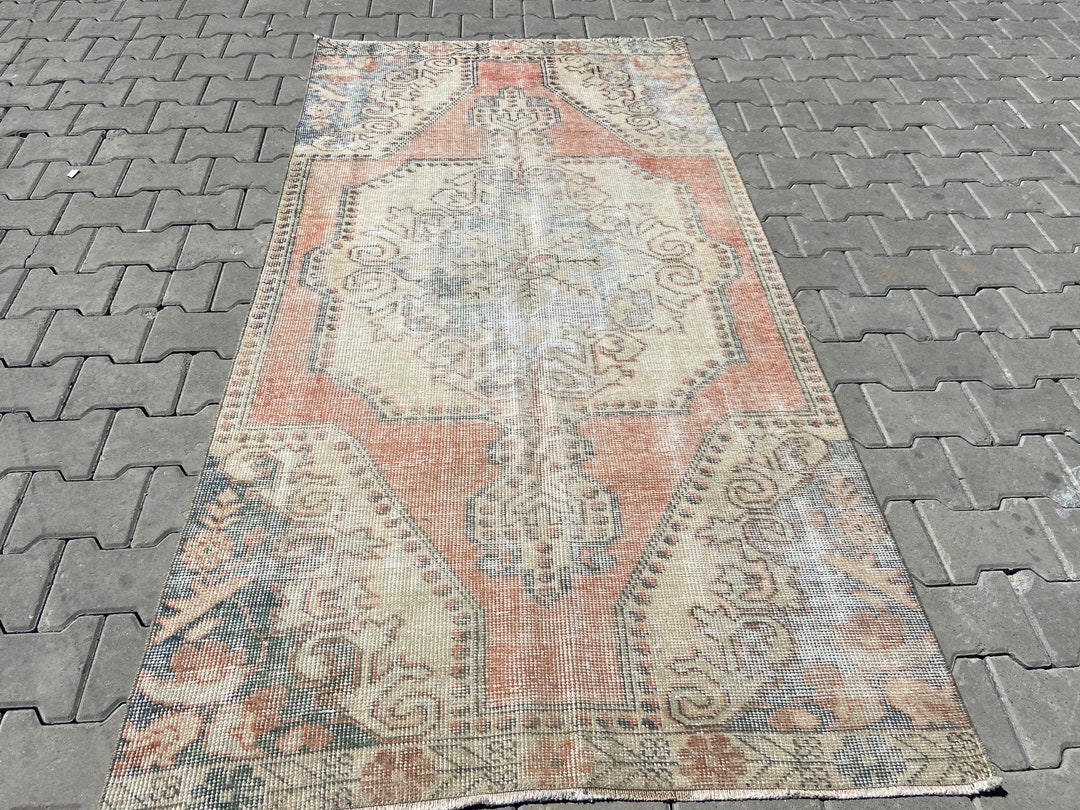 4x7 Area Rug,vintage Area Rug,floor Rug,bedroom Rug,4x7 Rug,oushak Rug ...