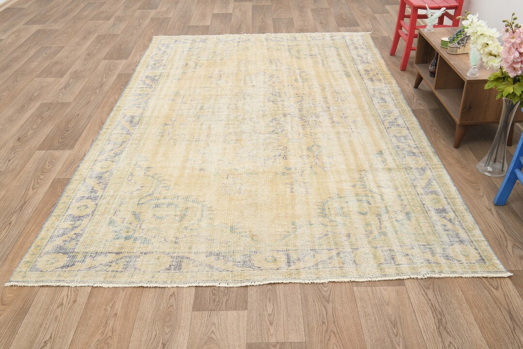 6x10 Rug,rug,6x10 Area Rug,6x10 Vintage Rug,handmade Rug,bedroom Rug ...