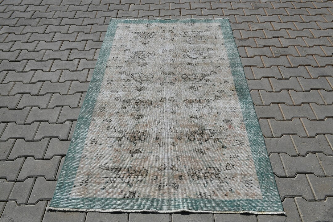 3x6 Rug,area Rug,living Room Rug,entry Rug,3x6 Vintage Rug,3x6 Turkish ...