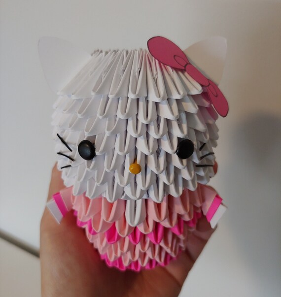 3d Origami Kitty