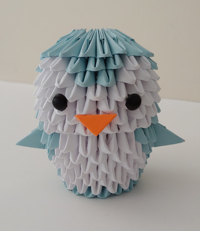 3D Origami Penguin - Etsy