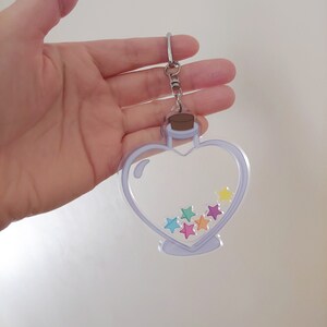 Bottled Stars Shaker Charm/keychain - Etsy