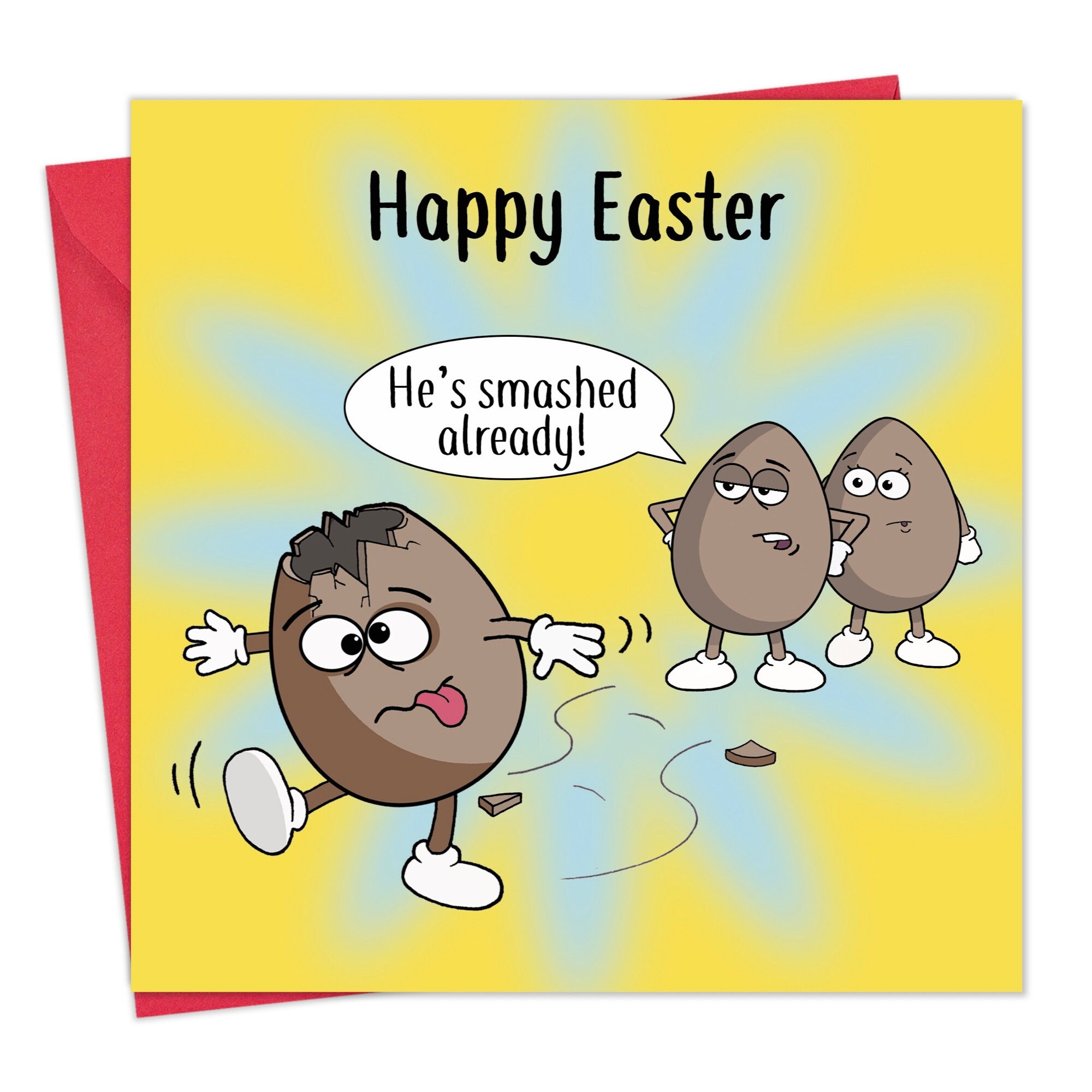 Funny Easter Cards Pack Of 6 6 Designs To Choose From Etsy