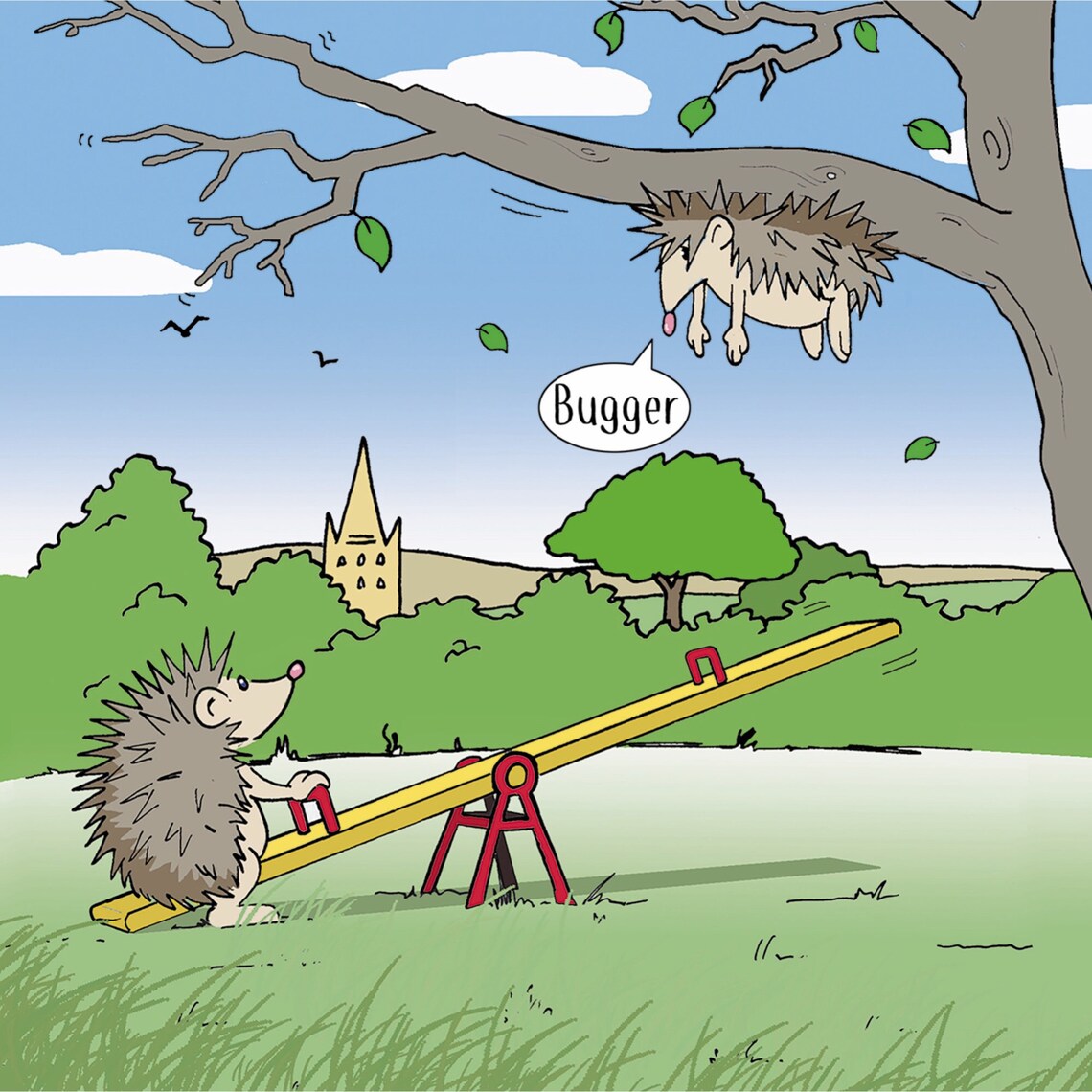Funny Hedgehog Card humour Birthday Card funny Birthday Card - Etsy