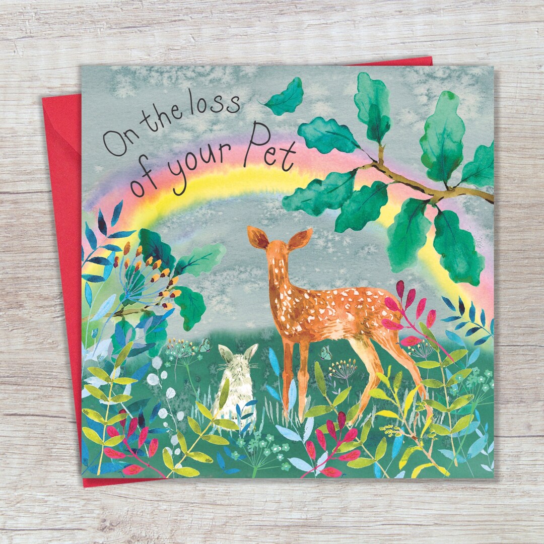 Loss Of Pet Card Card For Loss Of Pet Pet Sympathy Card Sympathy Card