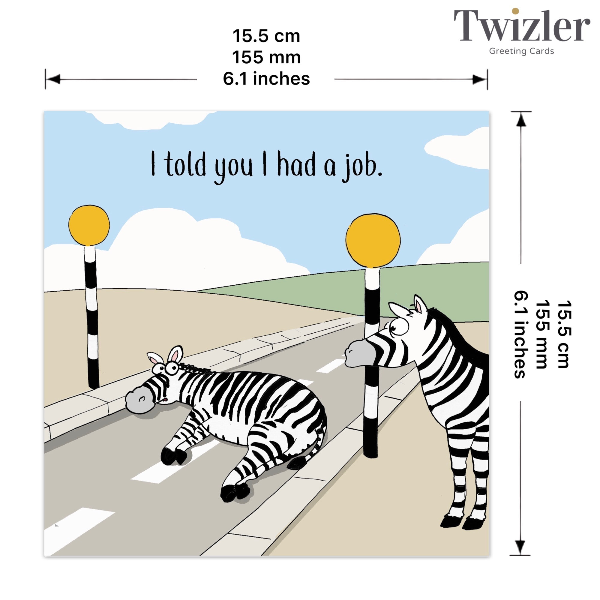 Funny Zebra Card Funny Card Funny Birthday Card Funny - Etsy