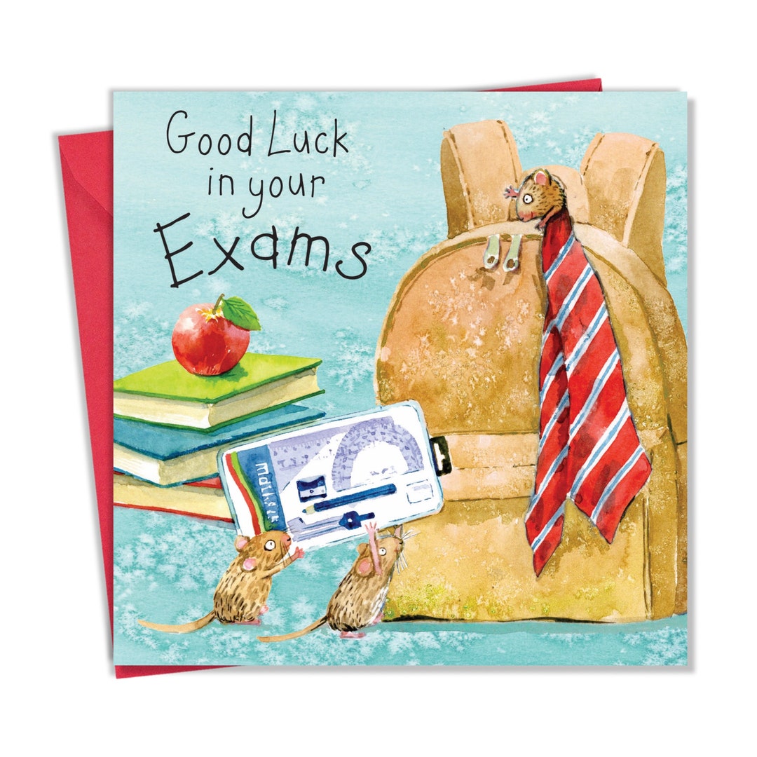 Good Luck in Your Exams Card - Good Luck Exams Card - Good Luck Exam ...