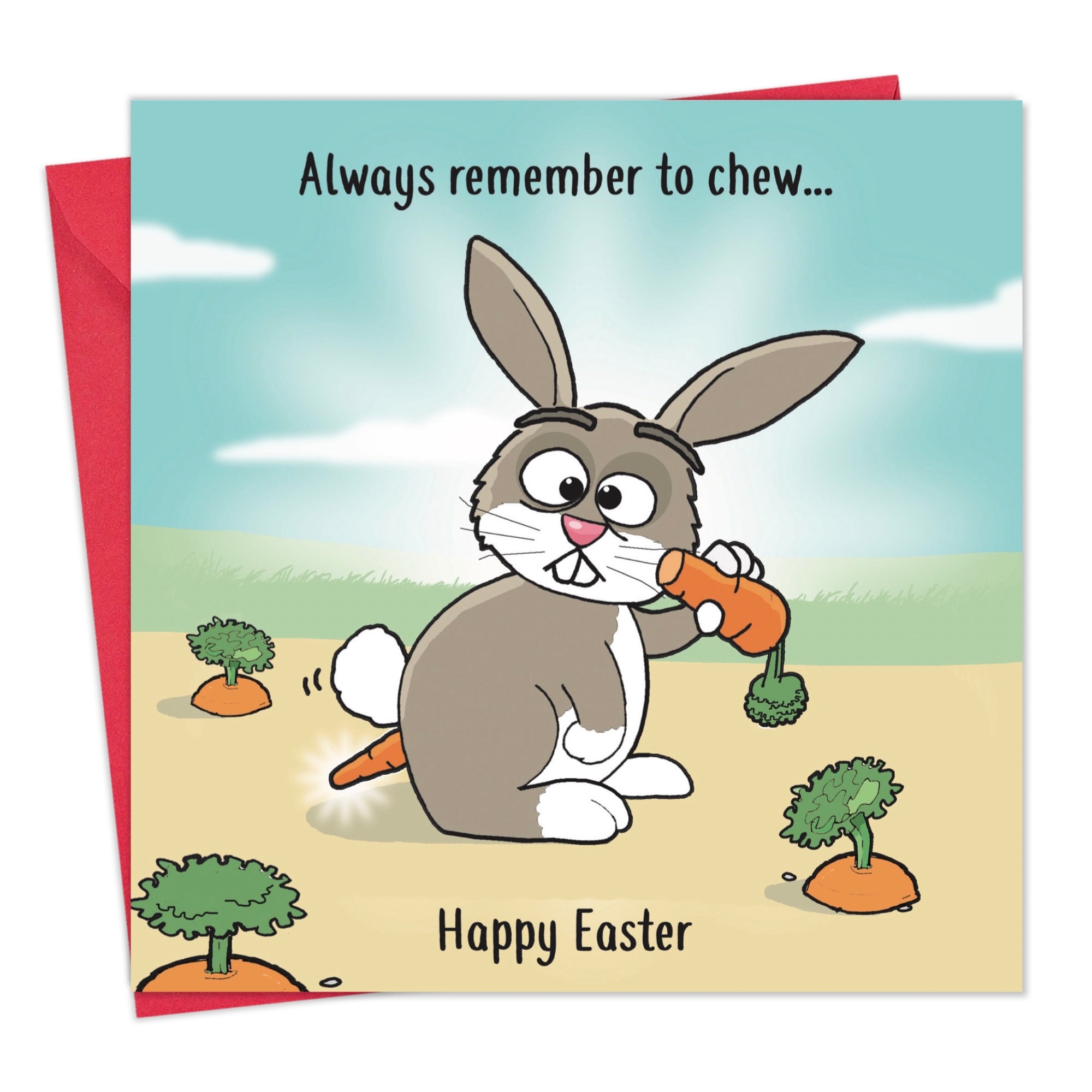 Funny Easter Cards Pack of 6 - 6 Designs to Choose From - Funny Easter ...