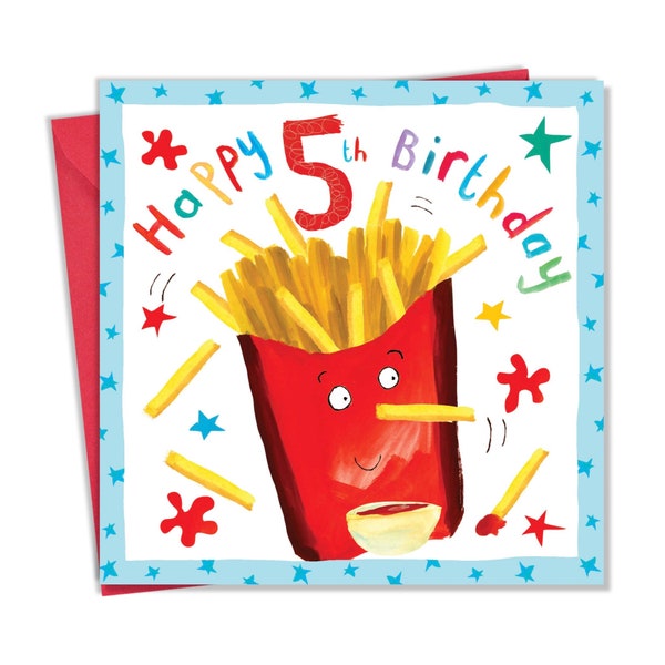 5 Year Old Boy Birthday Card - Etsy