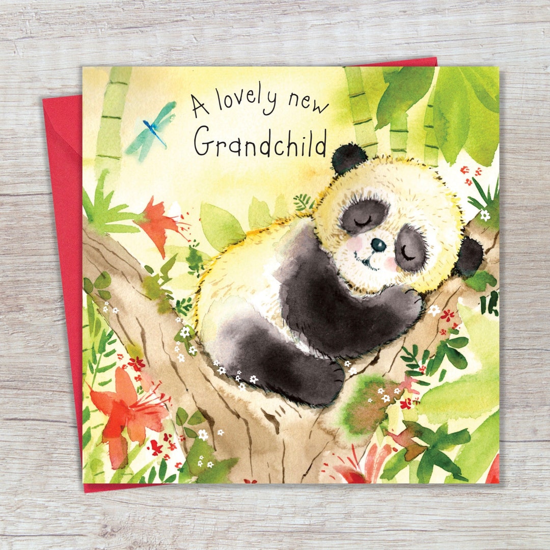 New Grandchild Card - New Grandparents Cards - New Granddaughter Card ...