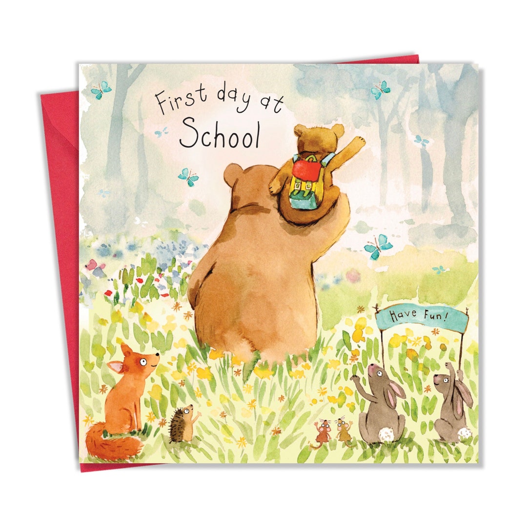 First Day of School Card - New School Card - First Day of School Gifts ...