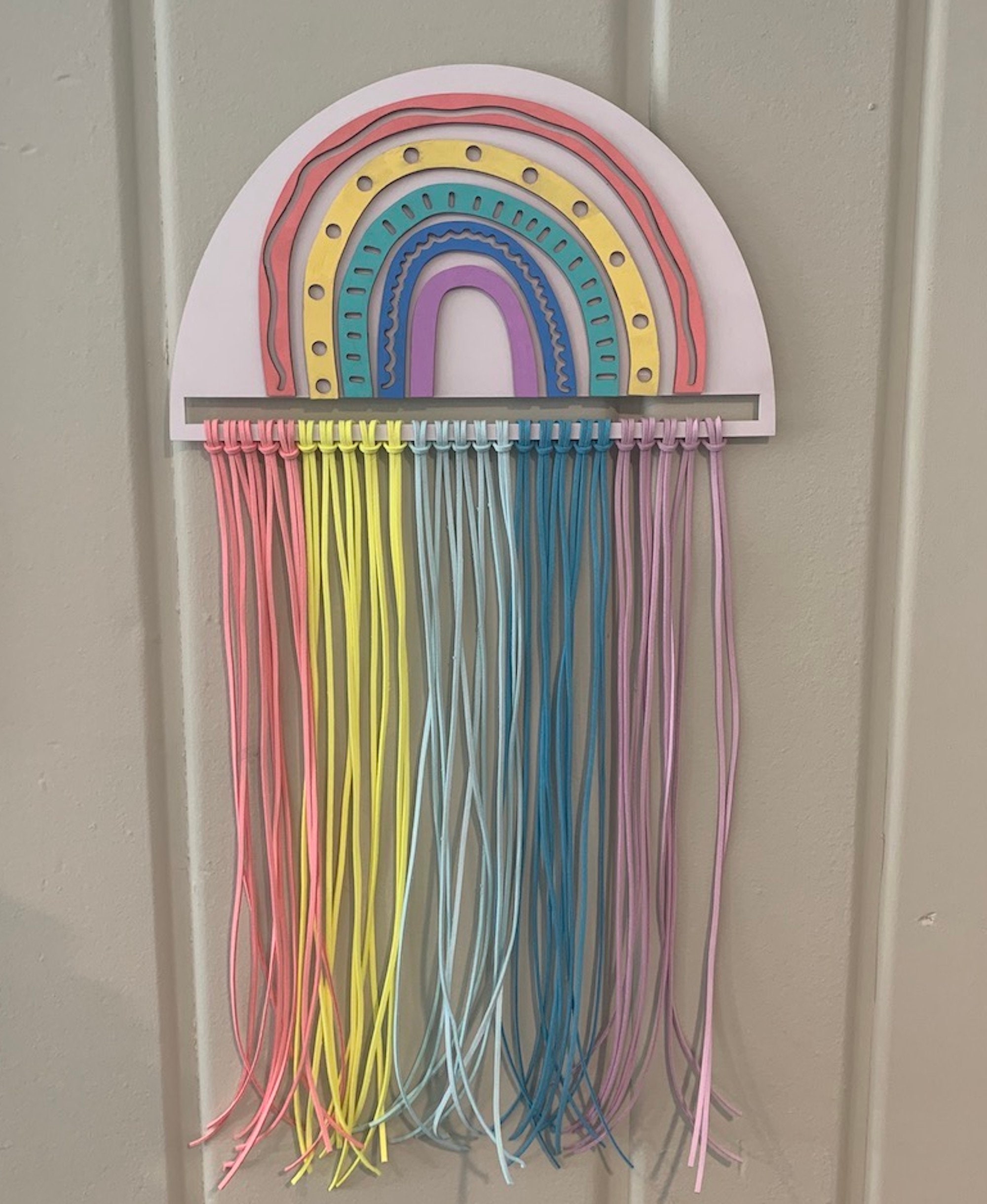 Rainbow Bow Holder - Etsy