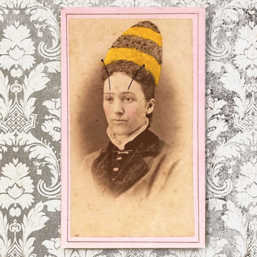 Victorian Queen Bee Altered Ancestor Found Photo Art Altered Victorian ...