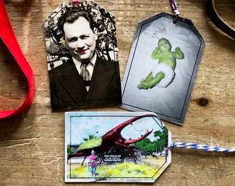 Altered Gift Tags - Etsy
