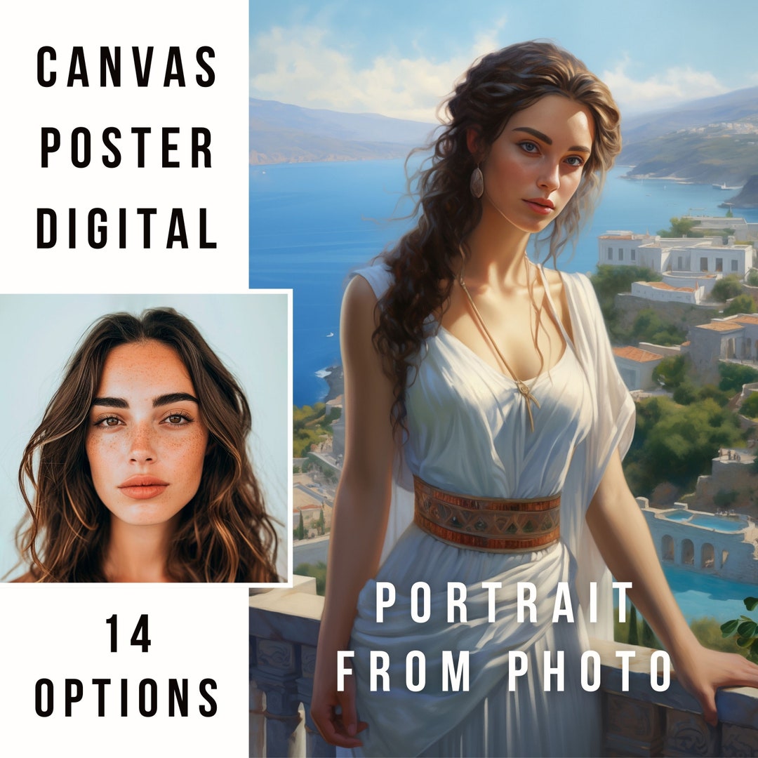 Mythological Portrait From Photo, Roman Empire, Ancient Greece ...