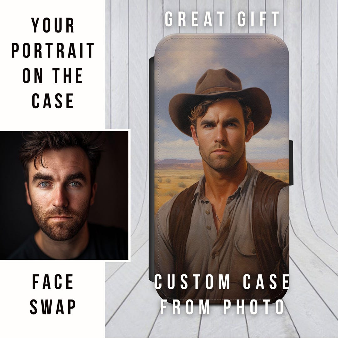 Personalized Cowboy Case, Wild West, Cowboy Phone Case From Photo ...