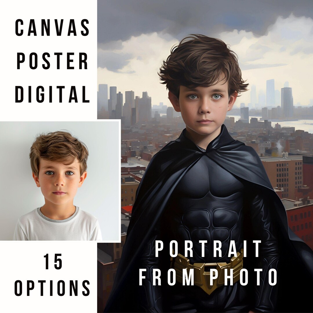 Custom Superheroes Portraits, Superhero Portrait From Photo, Portraits ...