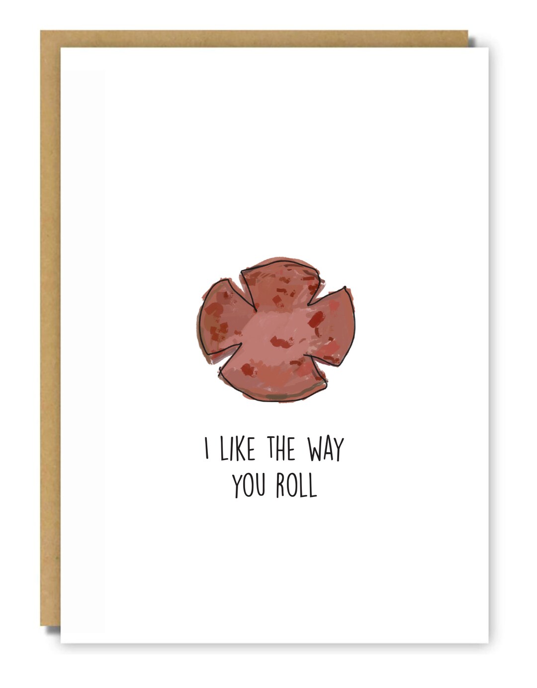 I Like the Way You Roll Valentine's Day Card, Dating, Anniversary - Etsy