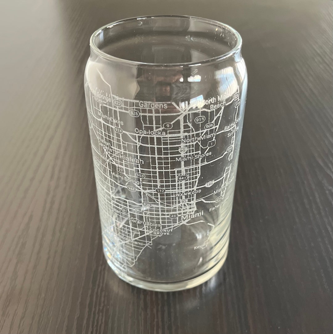 Urban City Lahore Beer Can Glass 16 Oz Urban City Map Galway Ireland ...