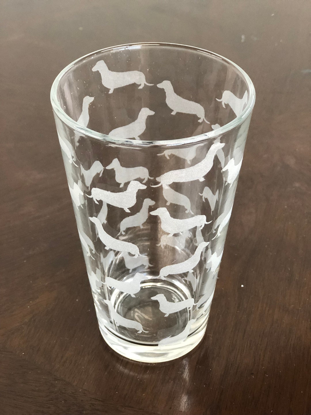 16 Oz Pint Beer Glass Dachshund Dog Wrapped - Etsy