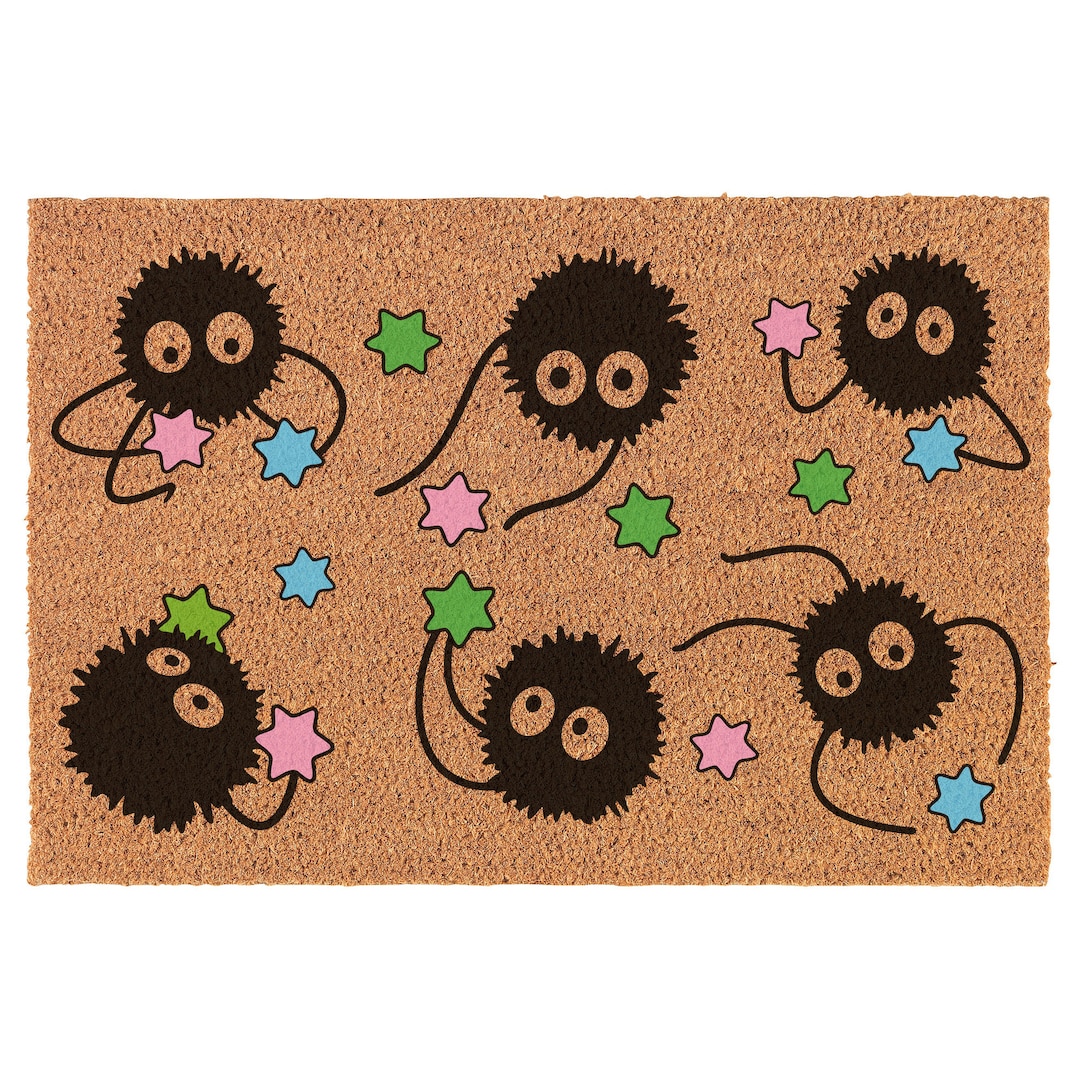 Anime Sprites Coir Doormat Welcome Front Door Mat New Home Closing ...