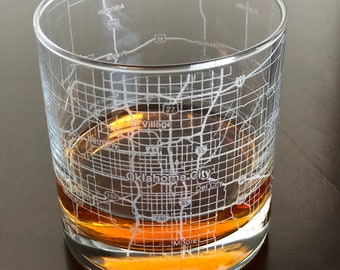 Urban Map Glass - Etsy