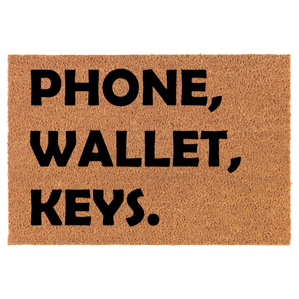 Keys Phone Wallet Sign - Etsy