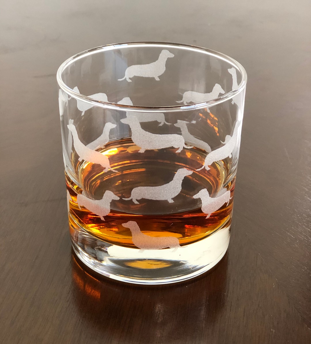 Rocks Whiskey Old Fashioned Glass Dachshund Dogs Wrapped - Etsy