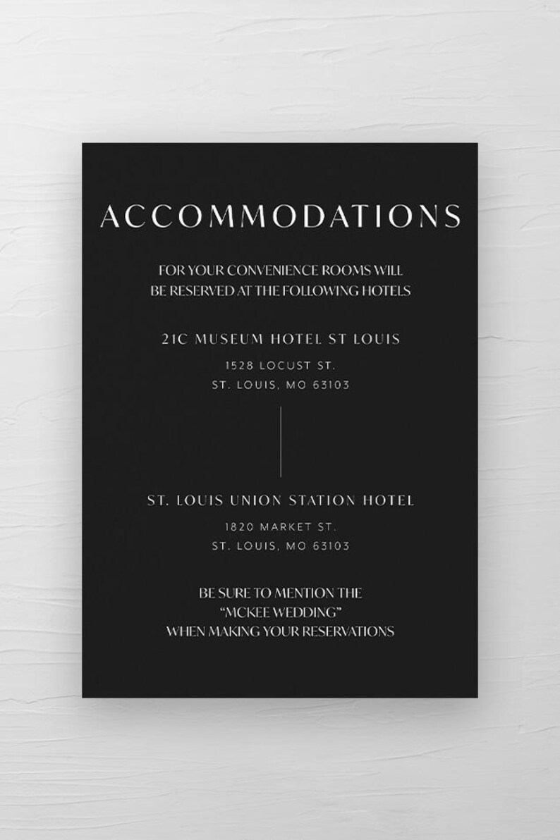 Wedding Invitation Suite Template | Elegant and Minimal Wedding ...