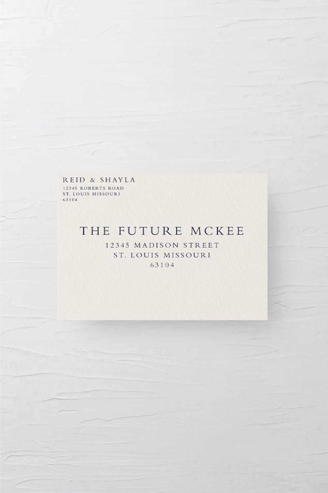 Wedding Response Envelope Template | Elegant & Minimal Wedding Envelope ...