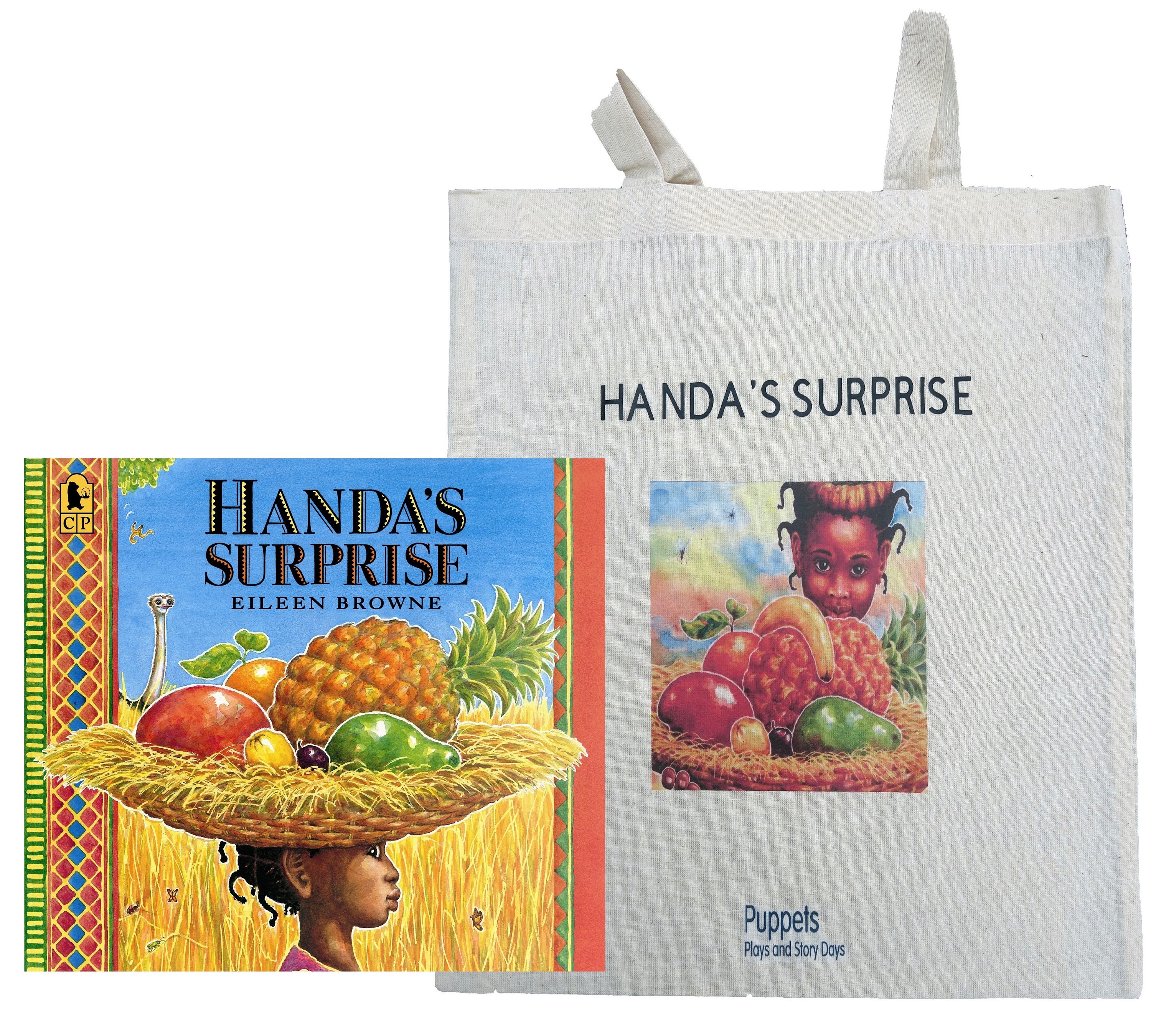 Handa's Surprise Story Finger Puppet Book Set Handmade Bag - Etsy Australia