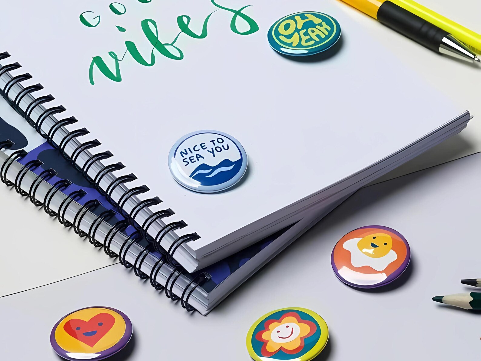 Custom Full Color Pin Buttons Pinback Buttons Badge Personalized Photo ...