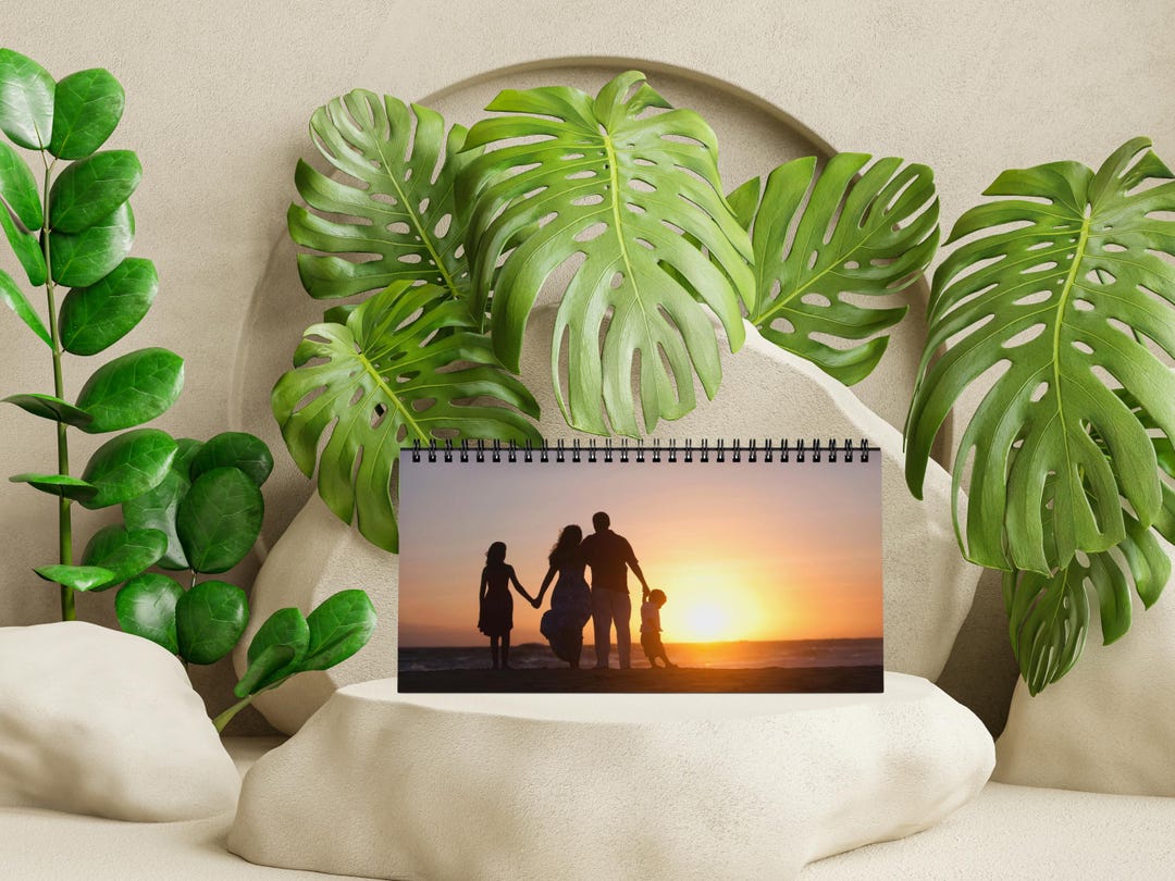 Custom Desktop Calendar 2025 Personalized Photo Desk Calendar Gift for ...