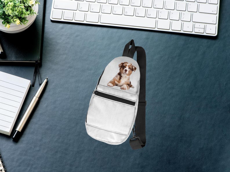 Personalized Photo Sling Bag Custom Text Sling Bag Gift for Husband ...